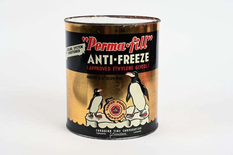 CTC PERMA-FILL ANTI-FREEZE IMP GALLON CAN - Shackelton Auctions Inc.