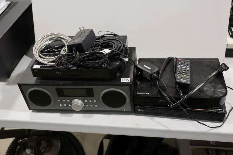 SAMSUNG & LG BLU-RAY PLAYERS & STEREO - Shackelton Auctions Inc.