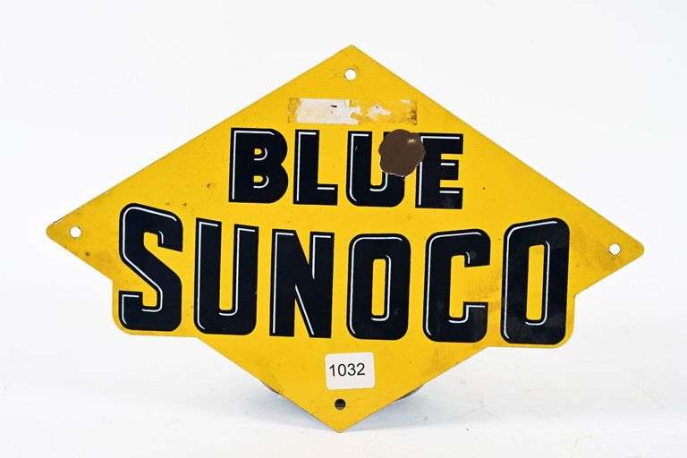 MODERN BLUE SUNOCO SSP SIGN - Shackelton Auctions Inc.