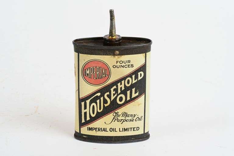 IMPERIAL RED BALL HOUSEHOLD OIL 4 OZ OILER - Shackelton Auctions Inc.