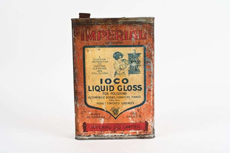 IMPERIAL IOCO LIQUID GLOSS IMP GALLON CAN - Shackelton Auctions Inc.