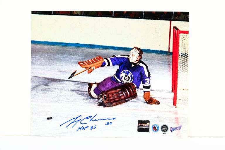 SIGNED WHL GERRY CHEEVERS PHOTO PRINT - Shackelton Auctions Inc.
