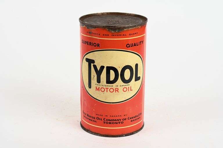 TYDOL MOTOR OIL IMP QT CAN - Shackelton Auctions Inc.