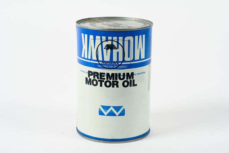 MOHAWK PREMIUM MOTOR OIL LITRE ERROR CAN - Shackelton Auctions Inc.