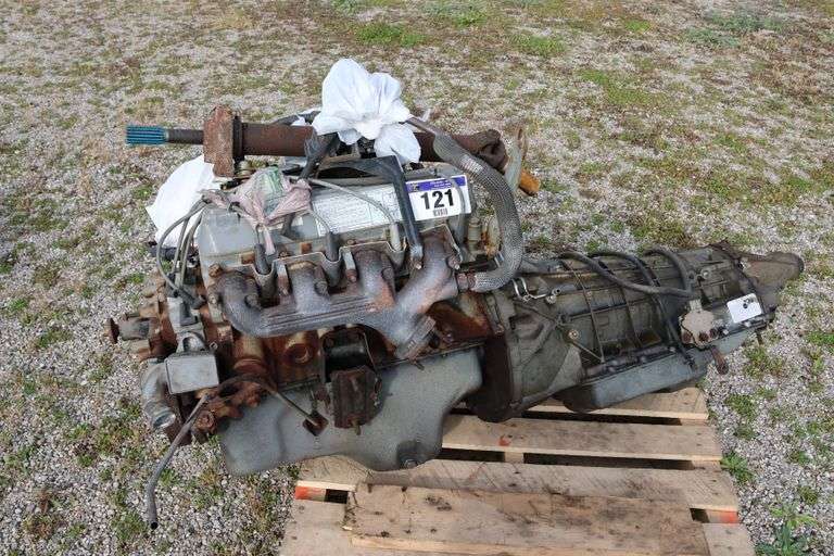 FORD 460 CI ENGINE & 4 SPEED AUTOMATIC TRANSMISSION - Shackelton ...