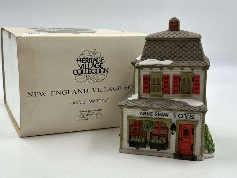 DEPARTMENT 56 NEW ENGLAND VILLAGE SERIES "ANNE SHAW TOYS" - Shackelton ...