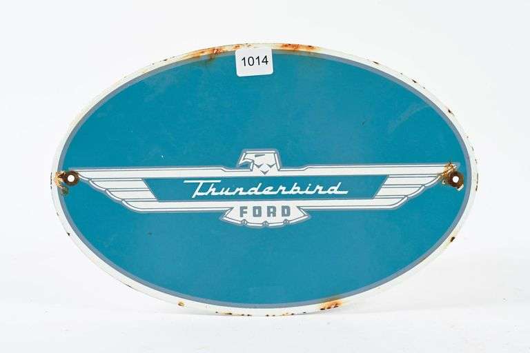 MODERN FORD THUNDERBIRD SSP SIGN - Shackelton Auctions Inc.