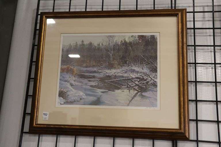 FRAMED, NUMBERED AND SIGNED PETER SNYDER PRINT - Shackelton Auctions Inc.