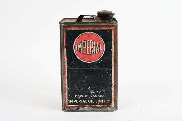 IMPERIAL RED BALL MOTOR OIL IMP GALLON CAN - Shackelton Auctions Inc.