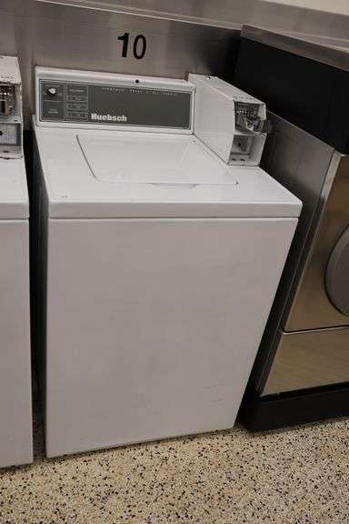 HUEBSCH COMMERCIAL TOP LOAD COIN-OPERATED WASHING MACHINE - Shackelton ...