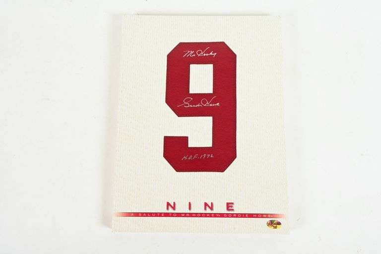 SIGNED GORDON HOWE NINE BOOK - Shackelton Auctions Inc.