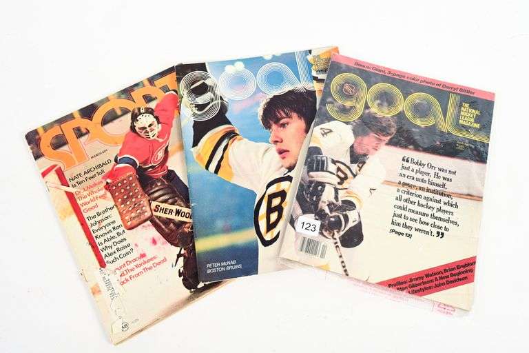 1970'S SPORT & GOAL HOCKEY MAGAZINES - Shackelton Auctions Inc.