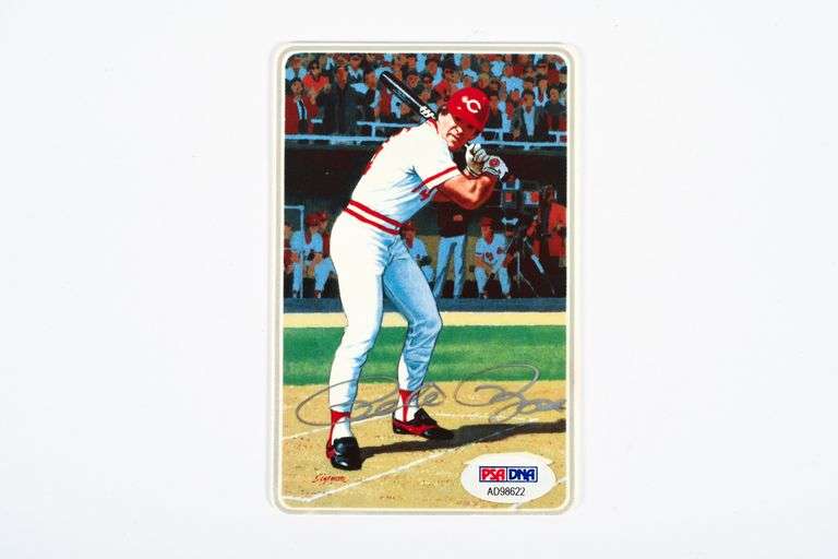 RARE SIGNED 1985 GARTLAN CERAMIC BASEBALL CARD - Shackelton Auctions Inc.