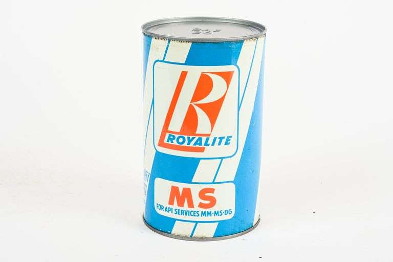 ROYALITE MS MOTOR OIL IMP QT CAN - Shackelton Auctions Inc.