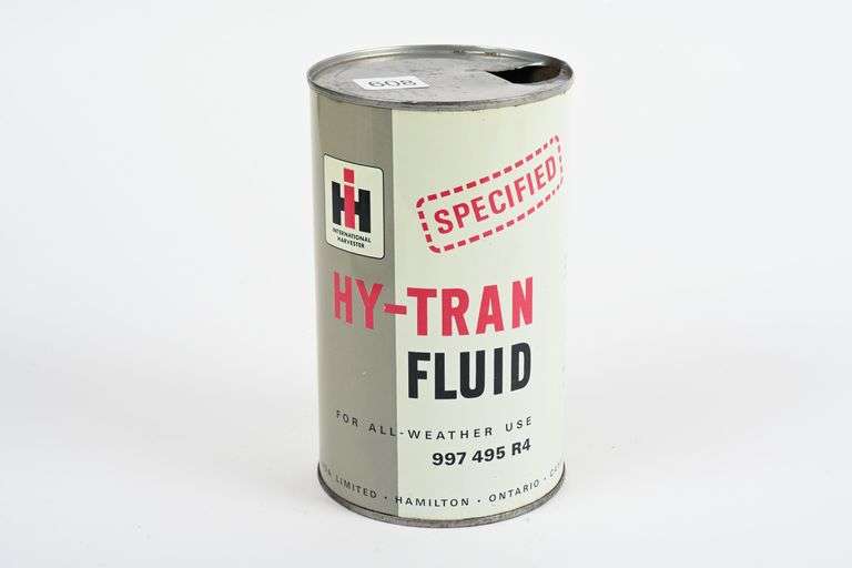 IH SPECIFIED HY-TRAN FLUID IMP QT CAN - Shackelton Auctions Inc.