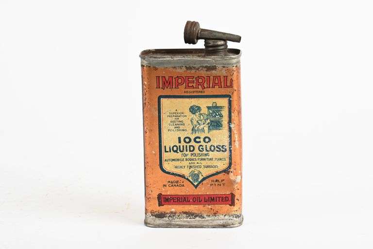 IMPERIAL IOCO LIQUID GLOSS IMP HALF PINT CAN - Shackelton Auctions Inc.