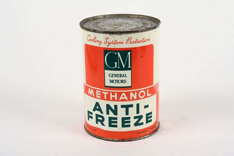 GM METHANOL ANTI-FREEZE U.S. QT CAN - Shackelton Auctions Inc.