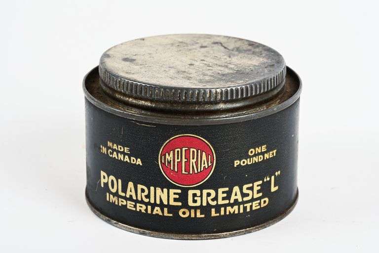 IMPERIAL RED BALL POLARINE GREASE L POUND CAN - Shackelton Auctions Inc.