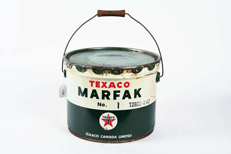 TEXACO MARFAK GREASE 25 POUND PAIL - Shackelton Auctions Inc.