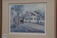FRAMED, NUMBERED AND SIGNED PETER SNYDER PRINT - Shackelton Auctions Inc.