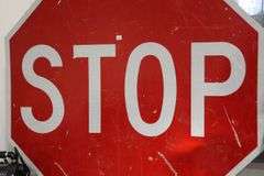 LARGE STOP SIGN - 48"X48" - Shackelton Auctions Inc.