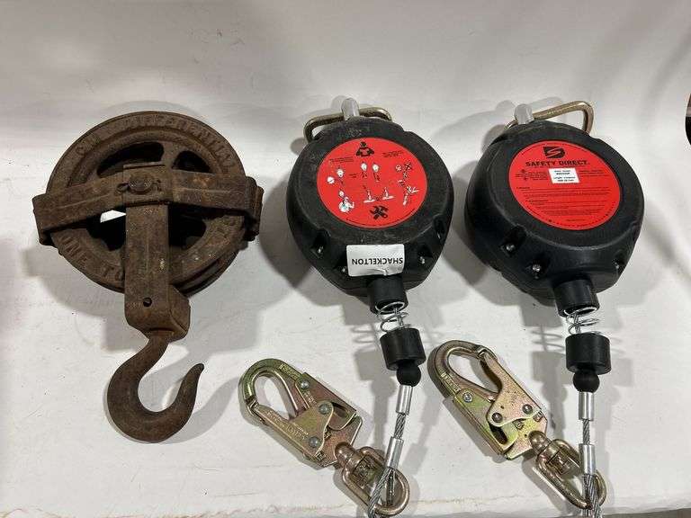 TYPE 2 SELF RETRACTING DEVICES & 1 TON CHAIN HOIST - Shackelton ...
