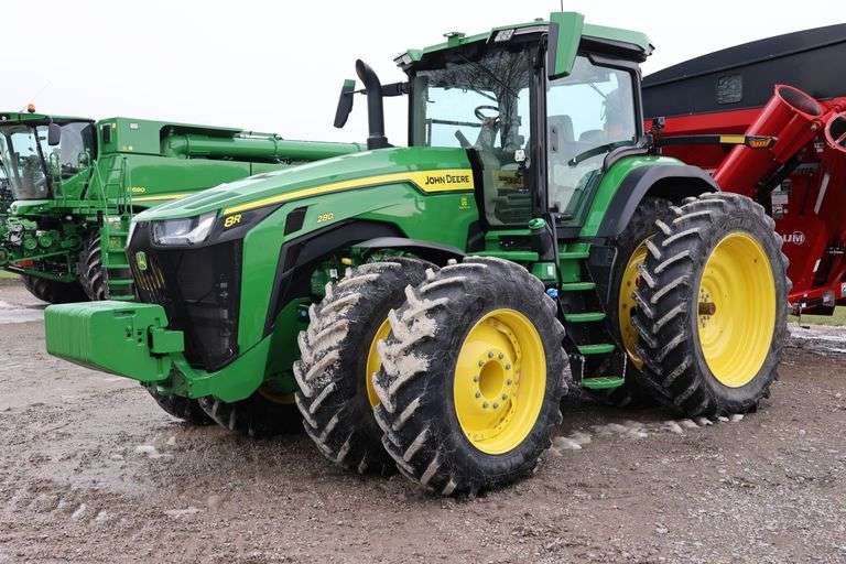 2022 JOHN DEERE 8R 280 MFWD TRACTOR - Shackelton Auctions Inc.