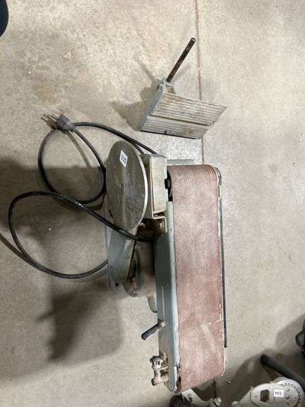 TRADEMASTER 4" BELT & 6" DISC SANDER - Shackelton Auctions Inc.