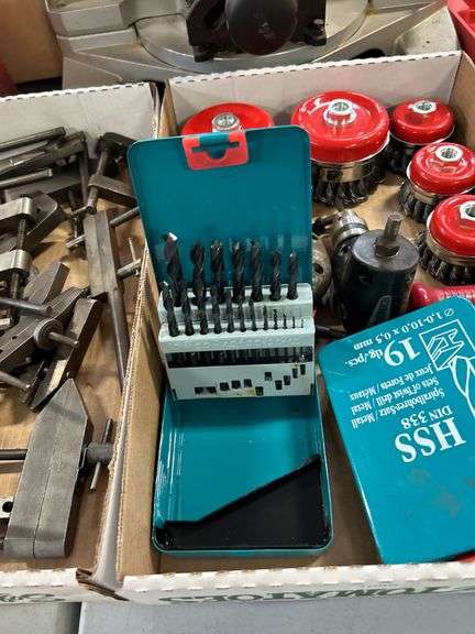 WIRE WHEELS, DRILL BITS ETC - Shackelton Auctions Inc.