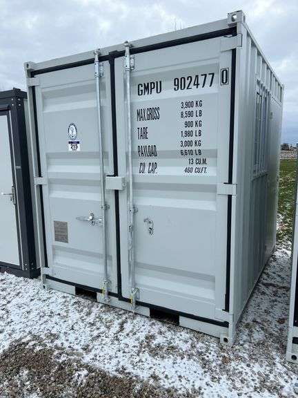 9' SMALL CUBIC CONTAINER - Shackelton Auctions Inc.