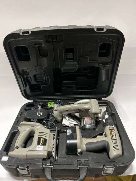 VIPER 18 VOLT DRILL AND SAW SET - Shackelton Auctions Inc.