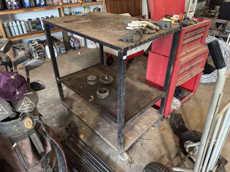 ROLLING SHOP TABLE - Shackelton Auctions Inc.