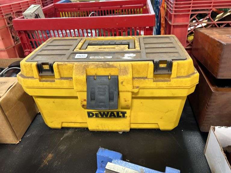 DEWALT TOOL BOX AND JIG - Shackelton Auctions Inc.