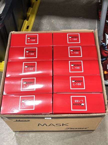 20 NEW BOXES OF N95 RESPIRATORY MASKS - Shackelton Auctions Inc.