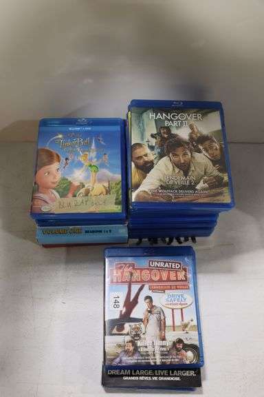 GROUP OF ASSORTED BLUE-RAYS & DVDS - Shackelton Auctions Inc.
