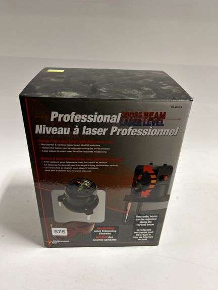 CROSS BEAM LASER LEVEL - Shackelton Auctions Inc.