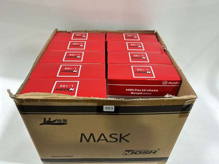 19 BOXES OF N95 MASKS - Shackelton Auctions Inc.