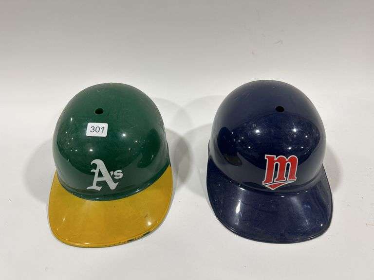 2 PLASTIC BASEBALL HELMETS - Shackelton Auctions Inc.