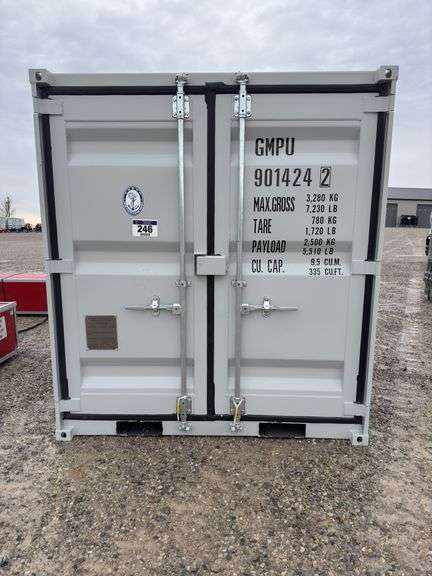 8' SMALL CUBIC CONTAINER - Shackelton Auctions Inc.