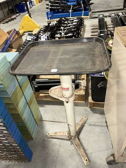 PEDESTAL WORK TABLE - Shackelton Auctions Inc.