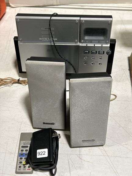 PANASONIC CD STEREO SYSTEM - Shackelton Auctions Inc.