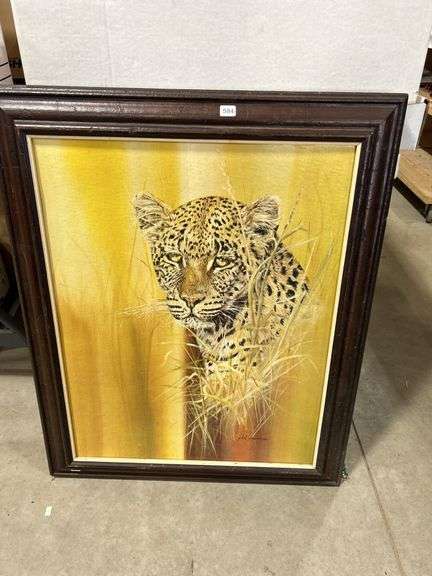 FRAMED & SIGNED PHIL PRENTICE PRINT - 28"X34" - Shackelton Auctions Inc.