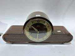 MAUTHE MANTEL CLOCK WITH KEY - 19"X5"X8.5" - Shackelton Auctions Inc.