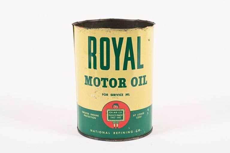 ROYAL MOTOR OIL U.S QT CAN - Shackelton Auctions Inc.