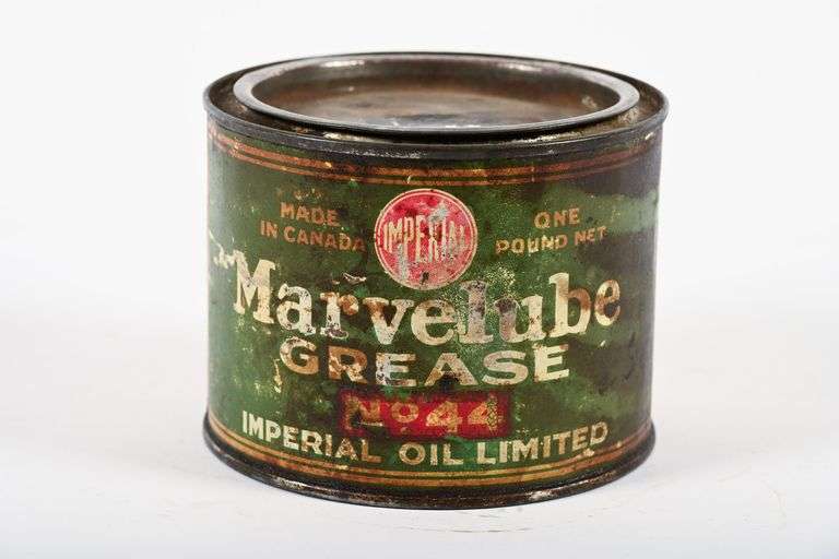 IMPERIAL RED BALL MARVELUBE GREASE POUND CAN - Shackelton Auctions Inc.