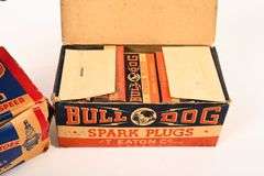 T. EATON BULL DOG SPARK PLUGS WITH BOX & TUNGSTEN - Shackelton Auctions ...