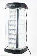 ZIPPO PLASTIC LIGHTED REVOLVING DISPLAY CASE - Shackelton Auctions Inc.