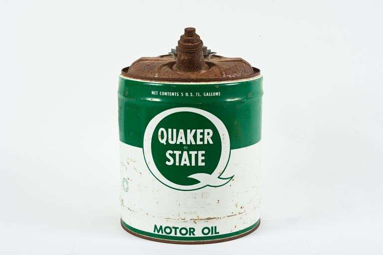 QUAKER STATE MOTOR OIL U.S. 5 GALLON PAIL - Shackelton Auctions Inc.