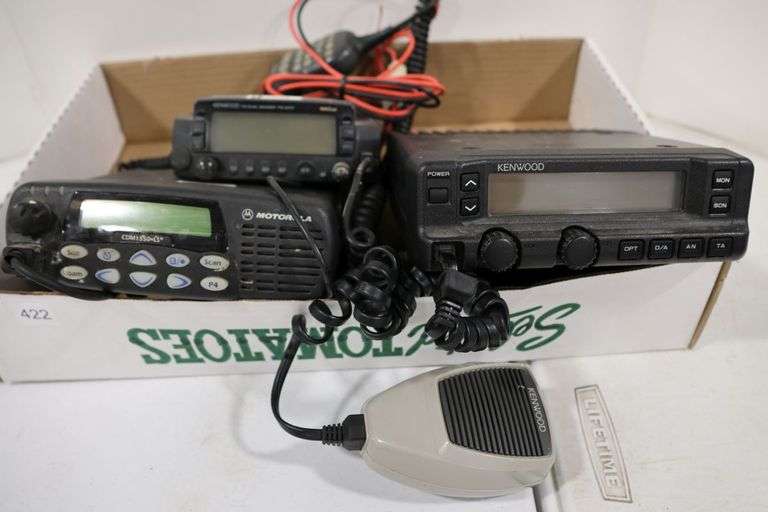 KENWOOD FM DUAL BANDER, KENWOOD VHF FM TRANSCEIVER AND MOTOROLA CDM ...