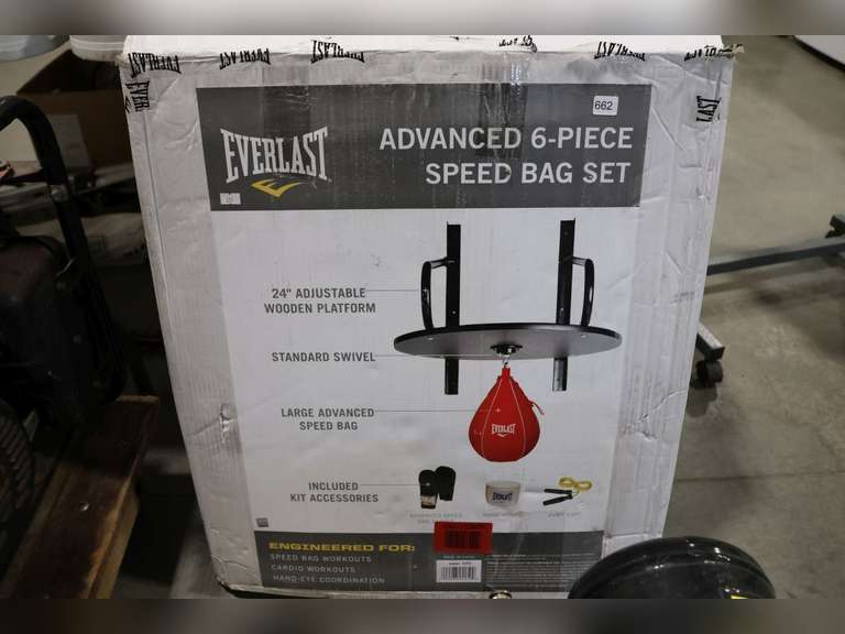 EVERLAST ADVANCED 6-PIECE SPEED BAG SET - Shackelton Auctions Inc.